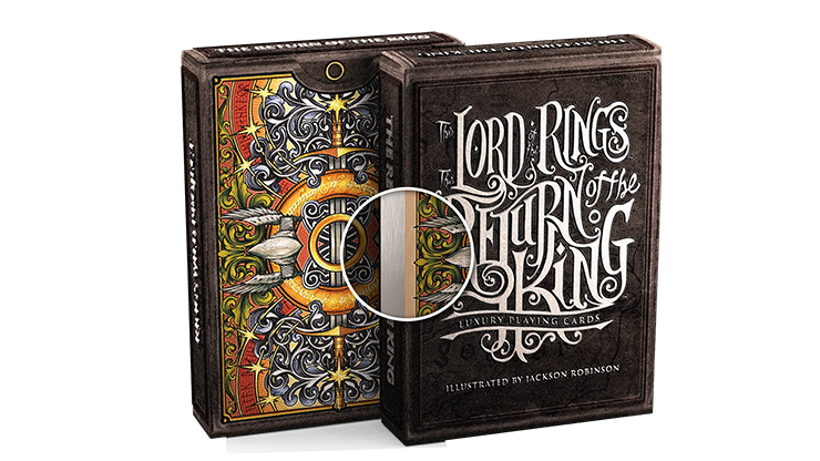 The Lord of the Rings - Return of the King Playing Cards (Black Gilded ...