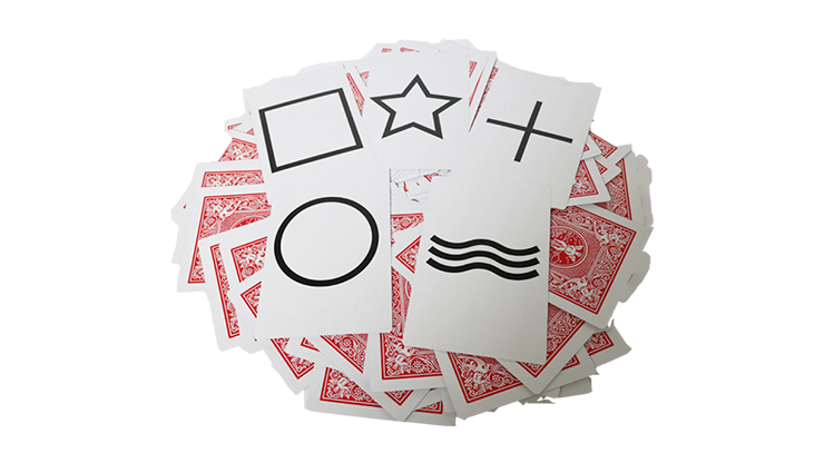 Bicycle Jumbo ESP 50 Cards Red (10 of each Square, Wavy Lines, Star ...