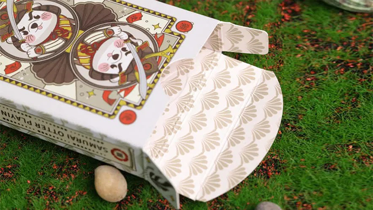 Samurai Otter Playing Cards - Bushido Edition (Scarlet) Playing Cards ...