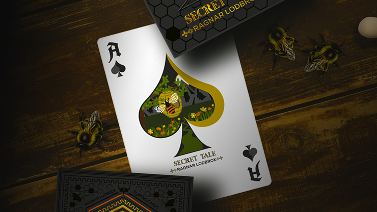 Secret Tale Ragnar White Bee Collector's Playing Cards - Murphy's Magic ...