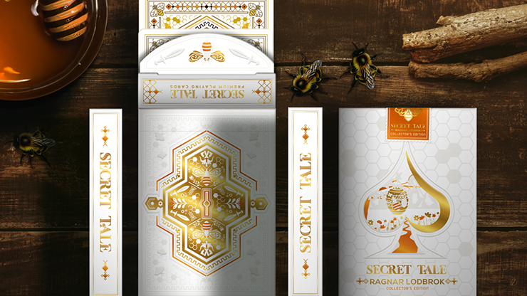 Secret Tale Ragnar White Bee Collector's Playing Cards - Murphy's Magic ...