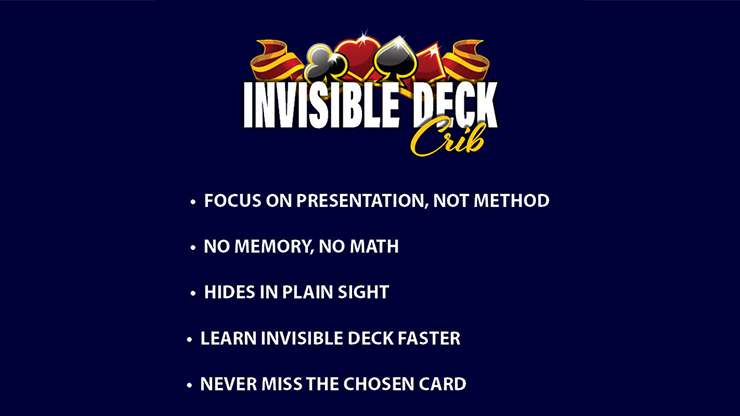 Invisible Deck Crib by Charlie Roper - Murphy's Magic Supplies, Inc. - Wholesale Magic