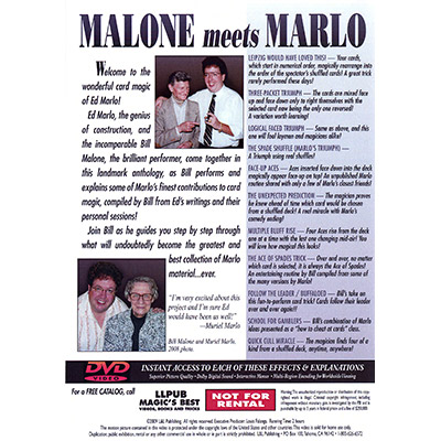 Malone Meets Marlo #4 by Bill Malone – DVD – Hocus Pocus