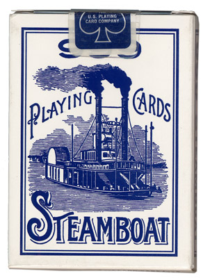Steamboat No. 999 Poker Playing Cards (Blue) BLU
