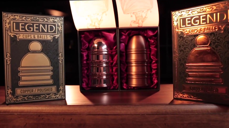 LEGEND Cups and Balls (Copper/Aged) by Murphy's Magic - Trick - Murphy ...