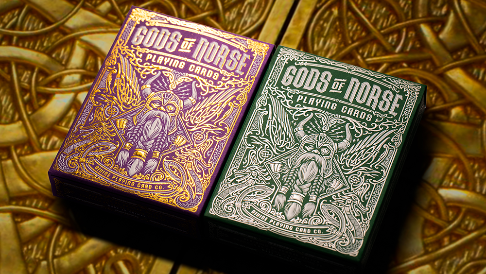 Gods of Norse Purple Royale Playing Cards - Murphy's Magic Supplies ...